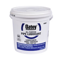 Oatey® 30601 Pipe Lubricant, 4 oz, Soft Amber Paste, Off-White | First ...