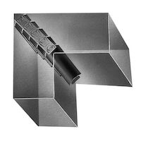 Duro Dyne® VANE RAIL® 4002 Vane Rail, 100' Continuous Coil Lx4-1/2" W ...