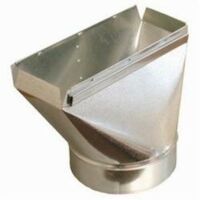 Snappy™ 5-306 Straight Stack Boot, 3-1/4x10x6, Steel, Galvanized ...