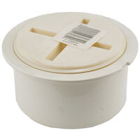 RectorSeal® Tom-Kap™ 97485 Flush-Fit Cleanout Adapter and Plug, For Use ...