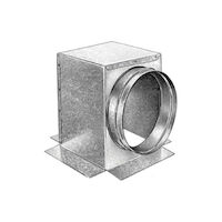 Snappy™ 1001-1410 Side Outlet Diffuser Box, 14x14 Steel | First Supply