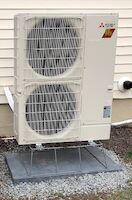 MIN2335 Mini Split Heat Pump Stand, Powder Coated, 10" H x 23" W x 35in ...