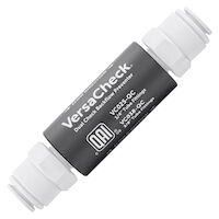 VC038QC Gray PVC VersaCheck® Dual Check Valve Backflow Preventer, 3/8 ...