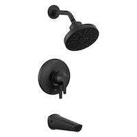 DELTA® Galeon™ 17S Tub Shower Trim w/ H2OKinetic, Matte Black | First ...