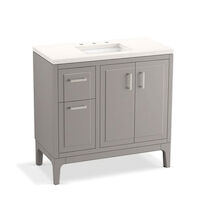 Kohler® 33553-ASB-1WT Seer™ 36" Bathroom Vanity Set, Floor Mount ...