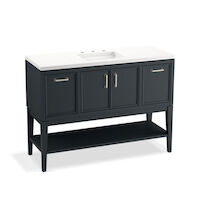 Kohler® 33580-ASB-1WX Winnow™ 48" Bathroom Vanity Set, Floor Mount ...
