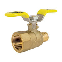Webstone H-14704WSSW 1470WSSW Ball Valve, 1" Nominal, PEX x FNPT End ...