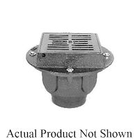 Z513-4NL Hinged Heavy Duty Area Drain, 4" Outlet, Neo-Loc Connection ...