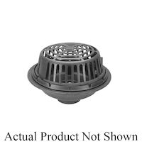 Zurn® ZC100-4NH-89-C-R ZC100-89 Main Roof Drain, 4" Outlet, No-Hub ...