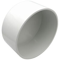 211-0010 Sewer Cap, 10", Hub, SDR 35, PVC | First Supply