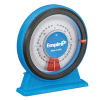 36 POLYCAST® Magnetic Large Protractor, Polycast, 0 to 360 Degrees ...