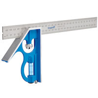 E250M TRUE BLUE® Heavy Duty Professional Combination Square, Metric ...