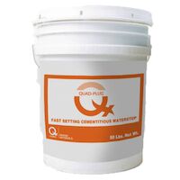 Quadex Quad-Plug Fast Curing Hybrid Hydraulic Cement, 50 lb Bucket ...