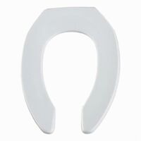 Bemis® 1955SSCT-000 Heavy Duty Toilet Seat, Elongated Bowl, Open Front ...