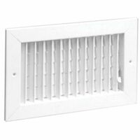 Hart & Cooley® 821 14x4 W Bar Faced Register With Multi-Shutter Damper ...