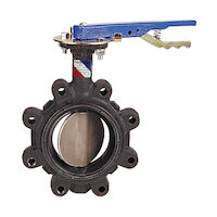 NIBCO® NLG100L LD-2000-3 Lug Style Butterfly Valve, 8", Ductile Iron ...