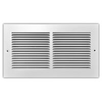 TRUaire 17312X06 12"x6" 1-Way Grille, Ceiling or Sidewall Mounted, 1/3 ...