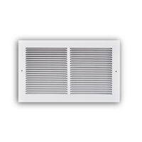 RectorSeal® | 17314X08 14"x8" 1-Way Grille, Ceiling or Sidewall Mounted, 1/3" Stamped Louver ...