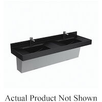 Sloan® 3870840 ELC-82000 2-Station Lavatory Counter Top Sink, 60" W x ...