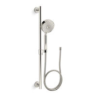 Kohler® 22178-G-SN 22178-g Purist Multi-Function Hand Shower, 5 in Dia ...