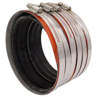 Anaco-Husky 4014 SD 4000 Super-Duty Coupling, Clamp, 6", No-Hub, 304 ...