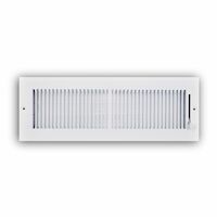 TRUaire™ 132M 14X04 2-Way Wall/Ceiling Register w/ Multi-Shutter Damper ...