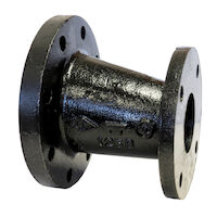Anvil® 0306068602 FIG 826 Eccentric Pipe Reducer, 3x2 in, Flange, SCH ...