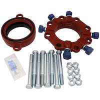 2104 4" EBAA MEGAFLANGE Restrained Flange Adapter, Ductile Iron | First ...