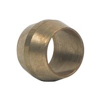 BrassCraft® 60-4 Compression Tube Sleeve, 1/4", 0.03" THK, Brass ...