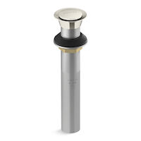 Kohler 33151-SN Clicker Drain w/o Overflow, Vibrant Polished Nickel ...