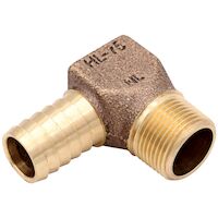 952194 HL-100XL Hydrant Ells Insert Fittings, 1x1", MIP x Insert, Cast ...
