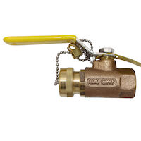 Apollo™ 70-103-HC 2-Piece Ball Valve, 1/2", FNPT, Bronze Body, Standard ...