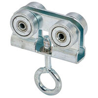 B-Line B478HZN Light Duty Trolley Assembly w/ Eye Hook, 4 Bearing, Zinc ...
