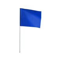 4x5" Marking Flag, 21" L, Blue | First Supply