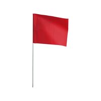 4x5" Marking Flag, 21" L, Red | First Supply