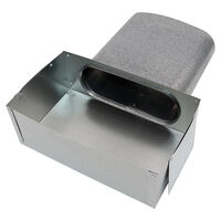 Snappy™ 6037-660 Duct Oval Register Stack Head, 6x10-6, 28 ga Steel ...