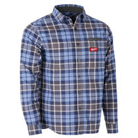 Milwaukee® M551U GRIDIRON™ Flannel Shirt, Blue | First Supply