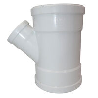 107-0084 Sewer Full and Reducing Wye, 8x4", Gasket, SDR 35, PVC | First ...
