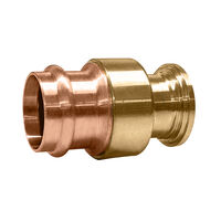 NA10707 1-1/4" Press Tailpiece Assembly, Union, Low Lead DZR Brass ...