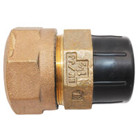 Mueller Co® H-15428N 1-1/2 Straight Coupling, 1-1/2" Nominal, 110 CTS x ...