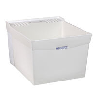 ELM® UTILATUB® 19WK Single Style Laundry Tub, Wall Mount, White | First ...