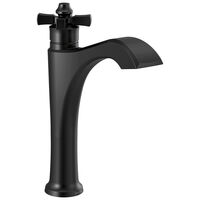 DELTA® 657-BL-DST Dorval™ Single Handle Mid-Height Vessel Bathroom ...