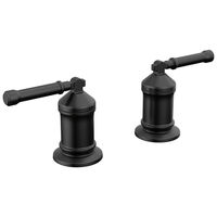 H596BL Delta Broderick™ 2 Handle Roman Tub handle Kit-Lever, Matte ...