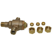 0326045PK MIX-135-A Thermostatic Mixing Valve, 3/8 in, Compression, 125 ...