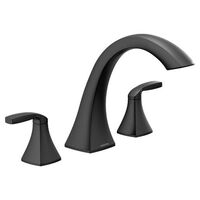 Moen® T693BL Voss™ High Arc Roman Tub Faucet Trim, Matte Black | First ...