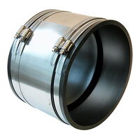 Fernco® 1002-2424RC 24" Strong Back Coupling, Clay x PVC, 1002 Series ...