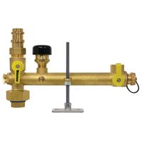 H-82653W-VR H-X265-VR Valve, 3/4 in, FIP Union x Press x FIP x Hose ...