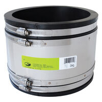 Fernco® 6056-66RC 6" Strong Back Coupling, Cast Iron x PVC, AIS ...