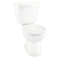 Gerber® GWS20900 2-Piece Toilet, Maxwell, Round Bowl, 10" Rough-In, 1. ...