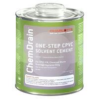 Charlotte ChemDrain® AW 00001 0030C Low VOC Solvent Cement, 1 qt ...